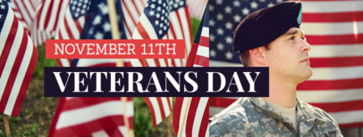 Placeit - Facebook Cover Template to Celebrate Veterans Day