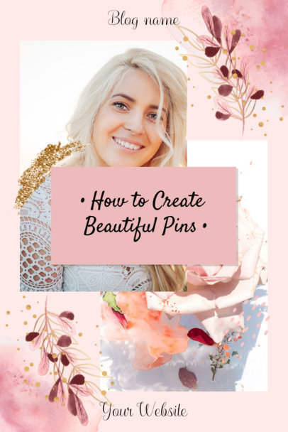 Placeit - Pinterest Post Maker with Beautiful Details to Create a Collage