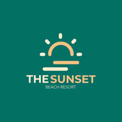 Placeit - Resort Logo Maker for a Hotel
