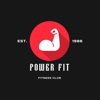 Placeit - Fitness Logo Maker with Shields