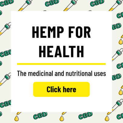 Placeit - Ad Banner Template for a Cannabis Therapy Ad