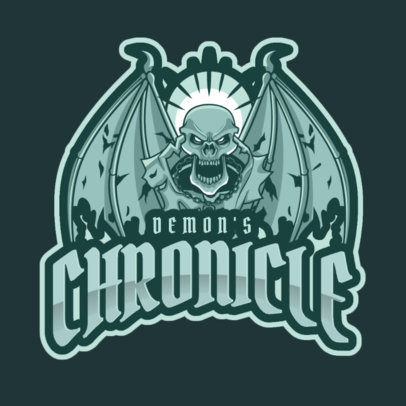 Placeit - Logo Generator Featuring a Deathly Demon