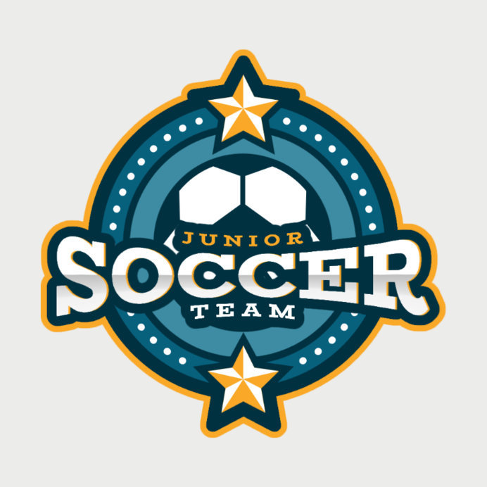 Placeit - Soccer Logo Maker for a Junior Team