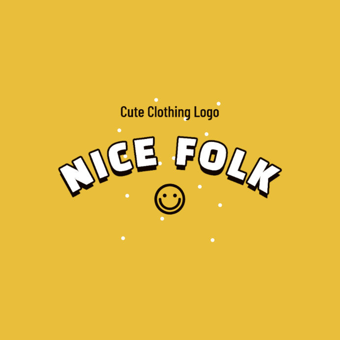 Placeit - Clothing Brand Logo Maker with a Smiley Sticker Icon