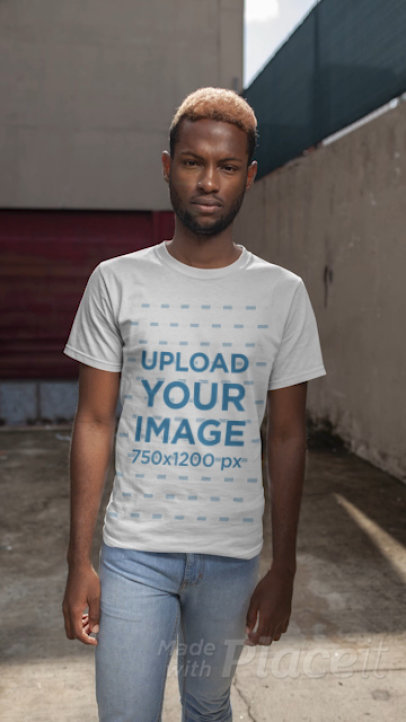 Placeit - Stop Motion T-Shirt Video with Motion Graphics and Text Animation