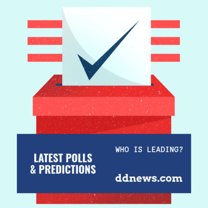 Placeit - Instagram Post Template for a Political Campaign with an ...