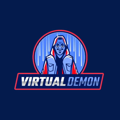 Placeit - Gaming Logo Maker Featuring a Hacker with an 8-Bit Face