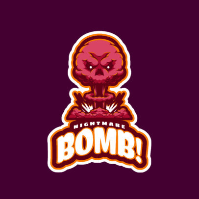 Placeit - Gaming Team Logo Creator with a Graphic of an Explosion