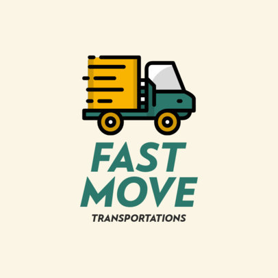 Placeit - Automotive Logo Maker with a Simple Truck Illustration