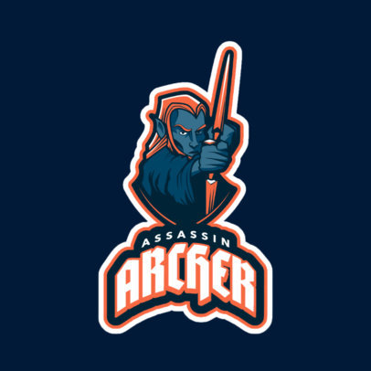 Placeit - Logo Maker with a Legend of Zelda-Inspired Character Graphic