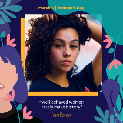 Placeit - Instagram Post Creator with Beautiful Illustrations for Women ...