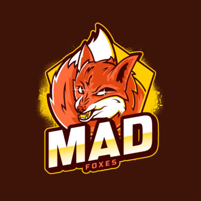 Placeit - Logo Creator Featuring a Fox on the Hunt