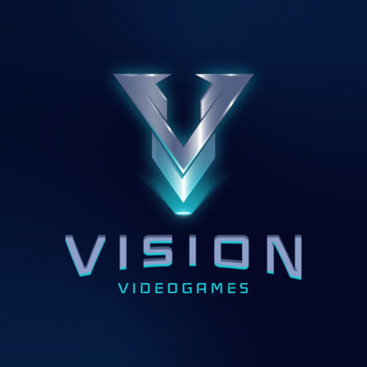 Placeit - Logo Maker for a Streaming Platform with a Futuristic Letter