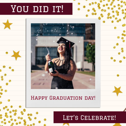 Placeit - Graduation-Themed Instagram Post Design Maker Featuring ...