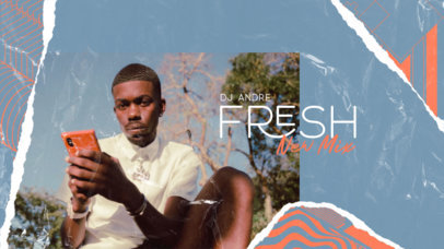 Placeit - YouTube Banner Design Template for a Hip-Hop Artist's Channel