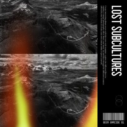 Placeit - Album Cover Template Featuring an Indie Style