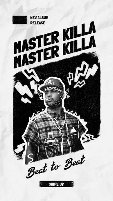 Placeit - Instagram Story Generator for a Freestyle Rapper's New Album ...