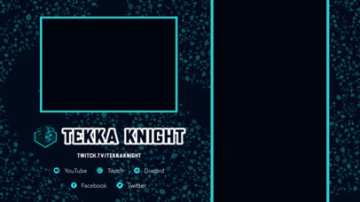 Placeit - Fun Twitch Overlay Maker with a Radical Skull Graphic