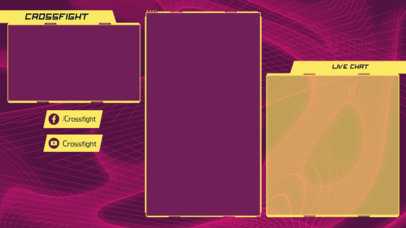 Placeit - Twitch Overlay Template Featuring a Vertical Frame with a ...