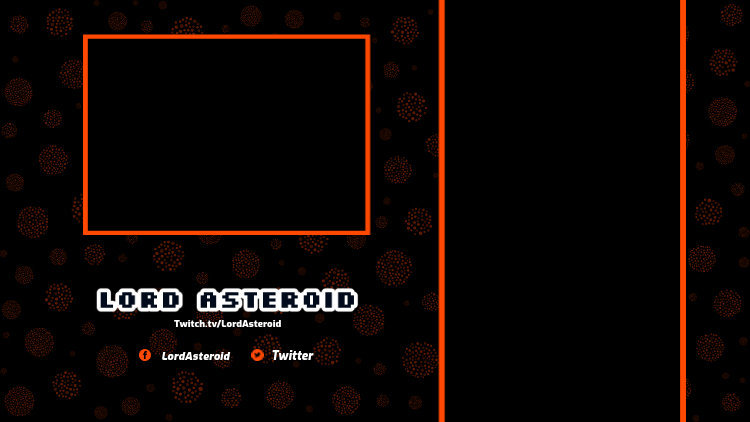 Placeit - Gaming Twitch Overlay Generator Featuring a Single Line Frames
