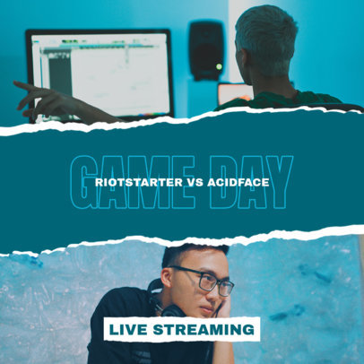 Placeit - Instagram Post Creator for a Livestream Match