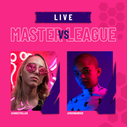 Placeit - Instagram Post Maker to Announce Gaming Tournaments