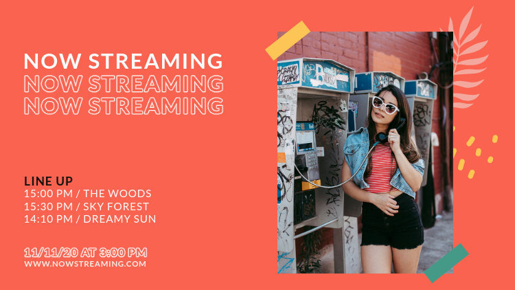 Placeit - Twitch Banner Design Maker Featuring Live Stream Concerts Promo