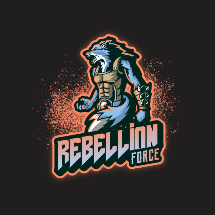 Placeit - Online Logo Template Featuring an Armored Wolf