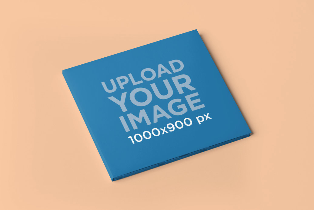 Placeit - Digipack Mockup Featuring a Minimalistic Setting