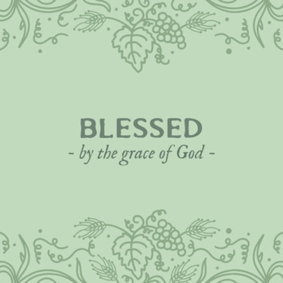 Placeit - Christian Instagram Post Design Creator Featuring Inspiring ...