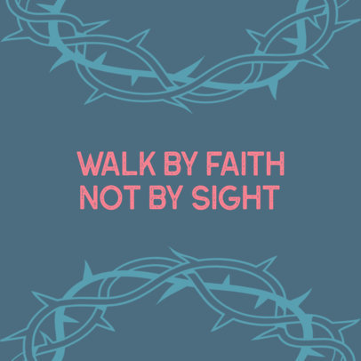 Placeit - Christian Instagram Post Design Creator Featuring Inspiring ...