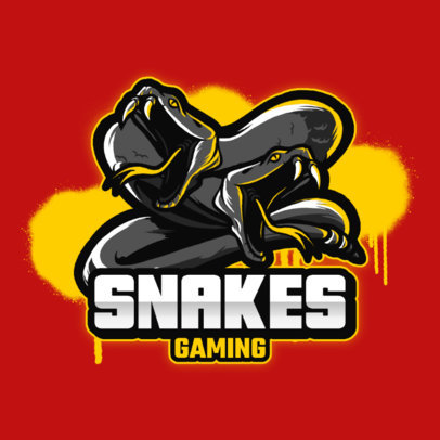 Placeit - Gaming Logo Maker Featuring Snakes and Vipers