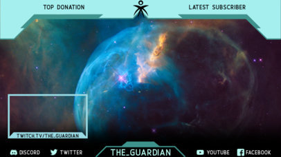 Placeit - Twitch Overlay Design Template with an Aesthetic Inspired by ...