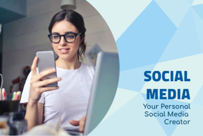 Placeit - Fiverr Gig Image Template for a Social Media Manager