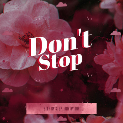 Placeit - Instagram Post Generator Featuring a Positive Quote with a ...