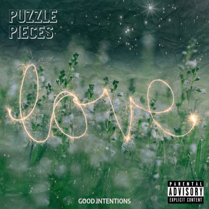 Placeit - Pop Album Cover Template Featuring a Sparkling Text