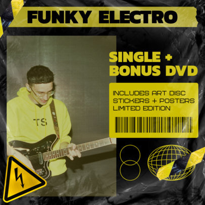 Placeit - Pop Album Cover Template with a Pastel Color Palette Design