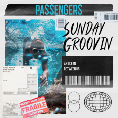 Placeit - Chill-Out Album Cover Generator Featuring a Pastel Color ...