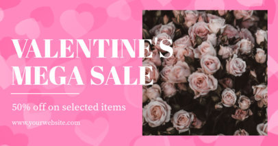 Placeit - Facebook Post Template Featuring a Valentine's Day Message