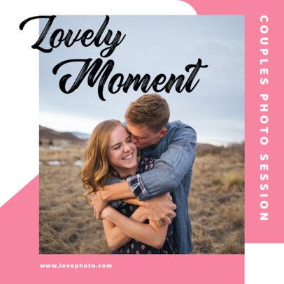 Placeit - Instagram Post Generator Featuring Romantic Couple Pictures