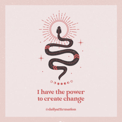 Placeit - Illustrated Instagram Post Design Template Featuring a ...