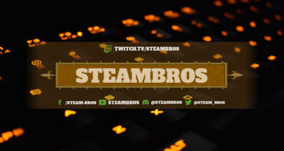 Placeit - Twitch Banner Design Template for a Horror Streamer Featuring ...