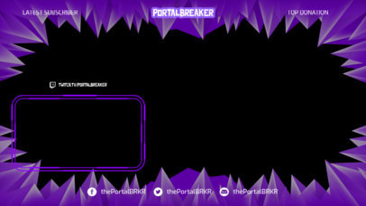 Placeit - OBS Stream Overlay Template for Esport Streamers Featuring a ...
