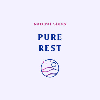 Placeit - Logo Template for Natural Sleeping Aid Products