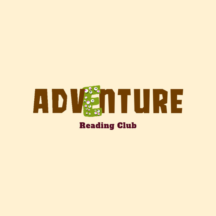 Placeit - Kids' Book Club Logo Generator Featuring a Cute Monster Letter