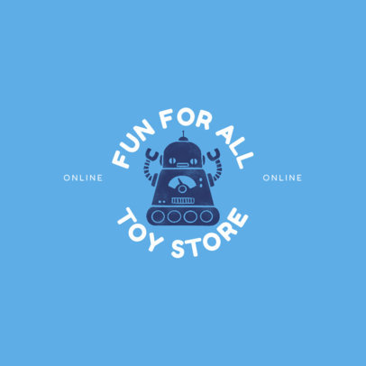 Placeit - Kids' Toy Store Logo Creator with a Playful Kitten Graphic