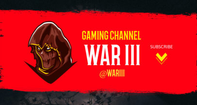 Placeit - Twitch Banner Design Maker with a Horror Theme and an Evil ...