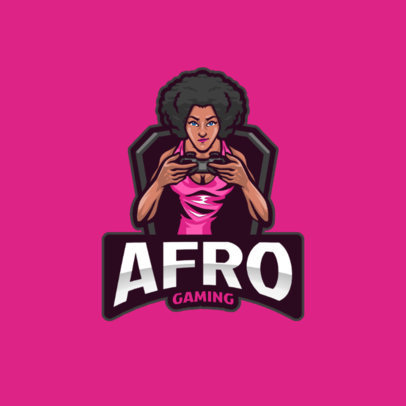 Placeit - Logo Maker for a Female Gamer Featuring a Unicorn Illustration