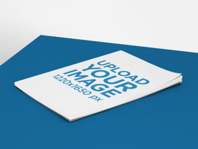 Placeit - Template of a USB Flash Drive Lying Vertically on a Gradient ...