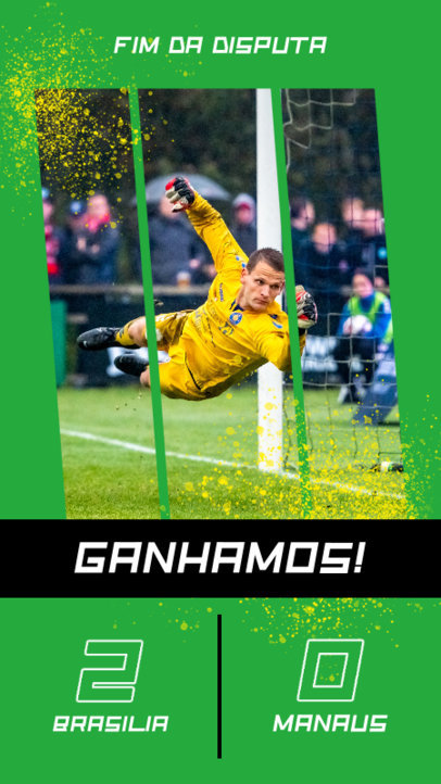 Placeit - Sports-Themed Instagram Story Creator for a Volley Match ...